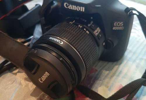 Canon EOS 4000d kit 18 55mm