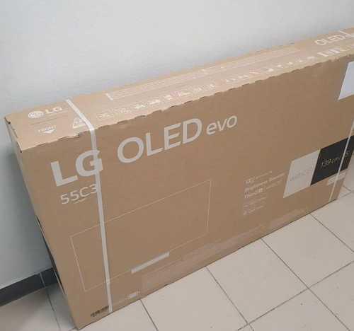 Телевизор oled LG oled55C3RLA серый