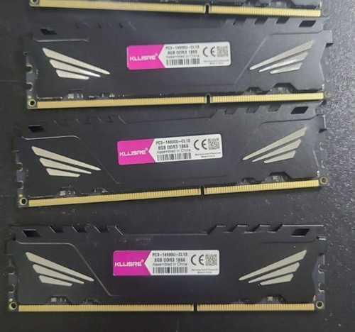 Оперативная память DDR3 Kllisre 1866 32Gb