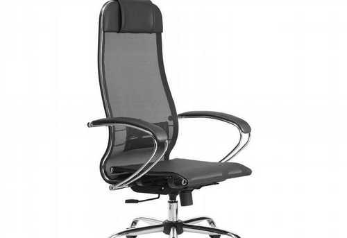 Кресло Метта комплект 4, черный, хром (метта-4(mpr