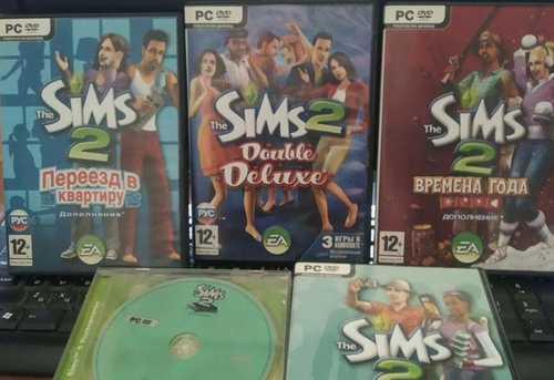 The Sims 2 Double Deluxe с дополнениями