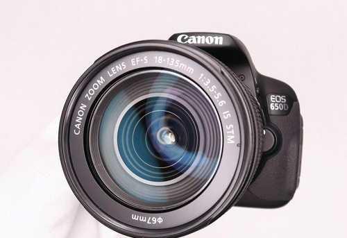 Фотоаппарат Canon 650d (пробег 1415) + 18-135 STM