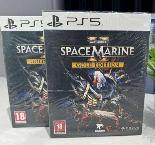 Warhammer 4000 space marine gold ps5 диск новый