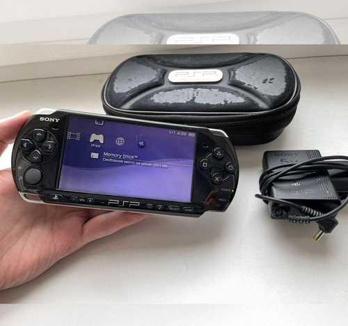 Sony PSP 3008 Piano Black прошитая