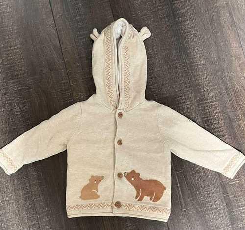 Кардиган с капюшоном Mothercare 68 новый