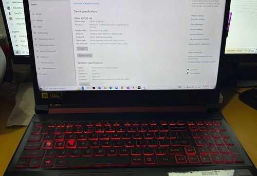 Ноутбук Acer Nitro 5 AN515-44 Ryzen 4600H GTX1650