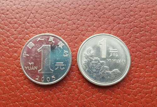 Монеты Китая, Литвы и ОАЭ