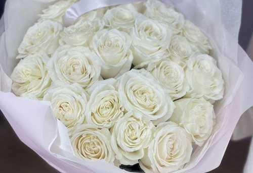 Пионовидные розы, белые розы, букет роз