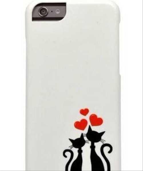 Чехол для iPhone 6/6s iCover Cats Silhouette Love