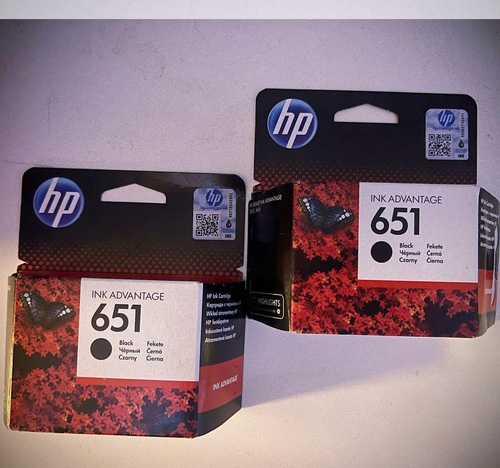 Картридж hp 651 черный