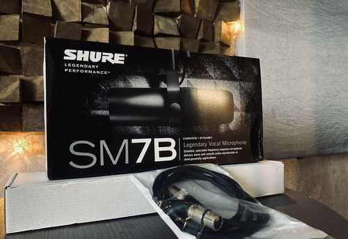 Микрофон Shure SM7B + пантограф + кабель XLR