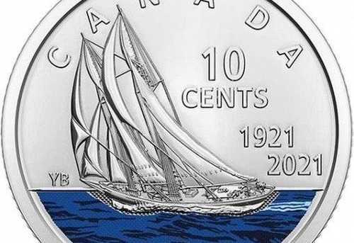 Канада юбилейные и регулярные монеты 10, 5, 1 цент