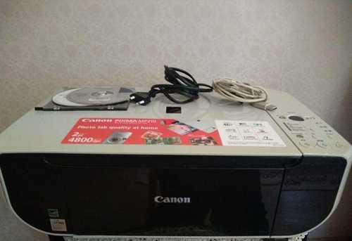 Принтер сканер копир мфу цветной струйный Canon pi