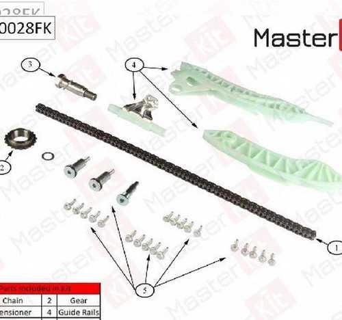 77B0028FK masterkit Комплект цепи грм