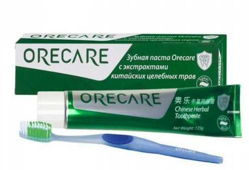 Зубная паста Orecare + зубная щётка Orecare