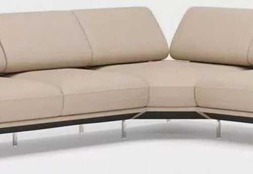 Кожаный угловой диван Рузвельт дизайн 3