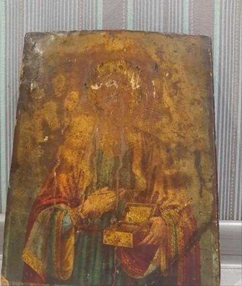 Старинная Икона Пантелеймон