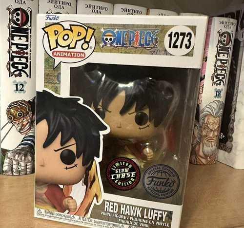 Funko POP One piece RED hawk luffy Chase Glow 1273