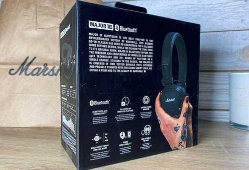 Наушники marshall major 3 bluetooth новые