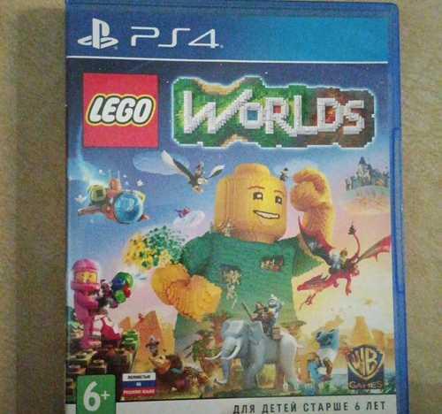 Lego Worlds ps4 диск