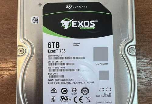 Жесткий диск Seagate Exos 6Tb