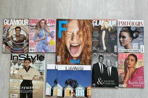Журналы Flacon, Glamour, Cosmopolitan, Uniqlo