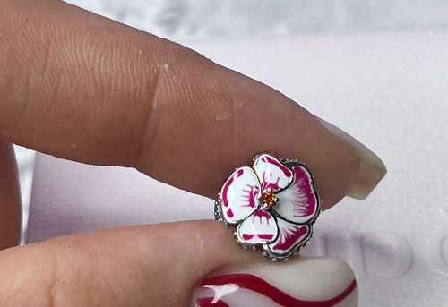 Шарм Pandora Pink Pansy Flower