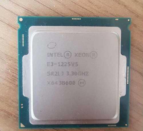 Процессор Intel Xeon E3-1225v5 (1151/3.3Ghz/8Mb)