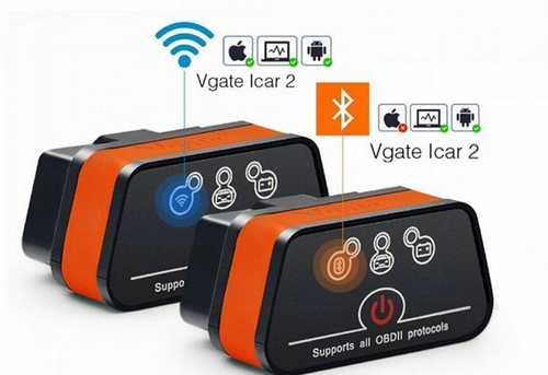 63012 Автосканер Vgate icar2 wifi ELM327 OBD2