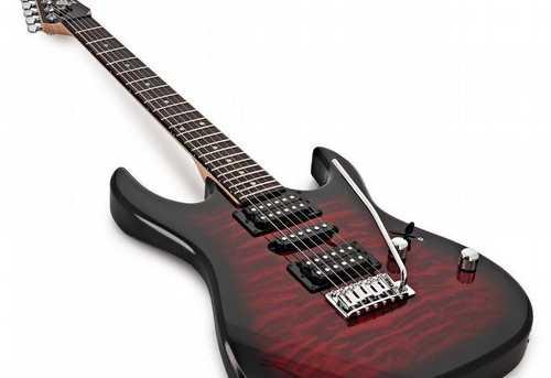 Электрогитара ibanez GRX70Q-A-TRB+подставка+ремень