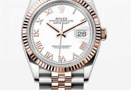 Rolex datejust 36 datejust - steel AND pink gold