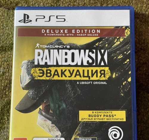 2 игры для ps5 и ps4 Rainbow six extraction