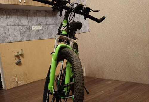 Велосипед складной, зелёный dinos 26