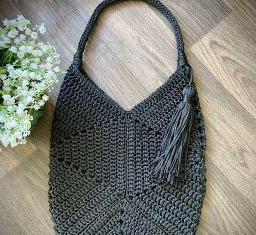 Cумка вязанная, ручная работа