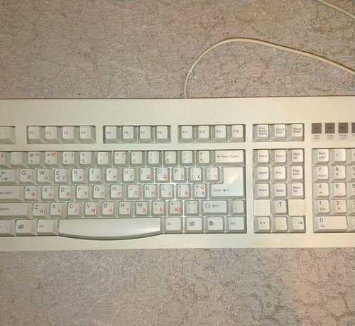 Клавиатура Mitsumi Keyboard Ergonomic White PS/6