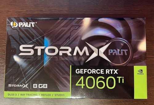 Новая Видеокарта Palit GeForce RTX 4060 Ti StormX