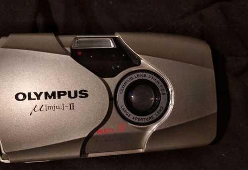 Olympus mju ii (Плёночный фотоаппарат)