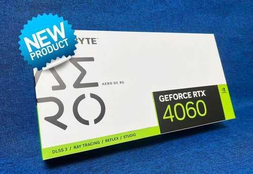 Новая. Видеокарта Gigabyte Aero RTX 4060