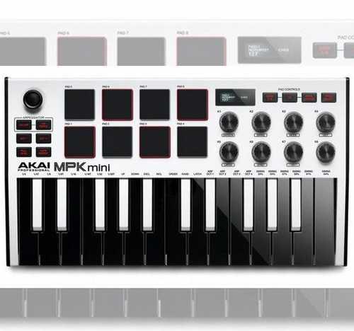 Midi-клавиатура Akai PRO MPK mini MK3 W