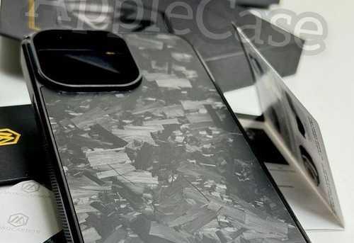 Карбоновый чехол iPhone 14 Pro/14 Pro Max MagSafe