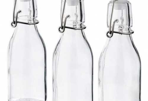 Бутылка, стеклянная икея IKEA
