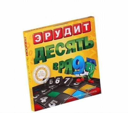 Настольная игра Эрудит Десять в ряд