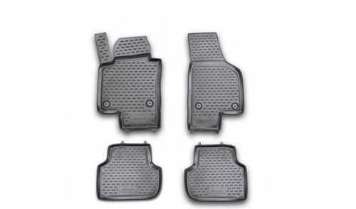 Коврики в салон vw jetta, 2011- 4 шт. (полиуретан)