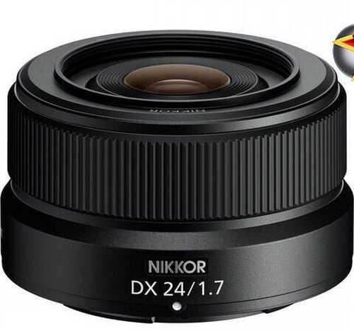 Объектив Nikon Z DX 24mm f/1.7 Nikkor Z Новый