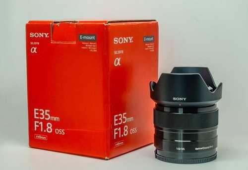 Объектив Sony E35mm F1.8 OSS (SEL35F18)