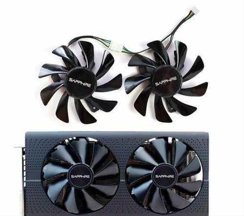 Вентиляторы Sapphire Pulse Radeon RX580 8GB 2048SP