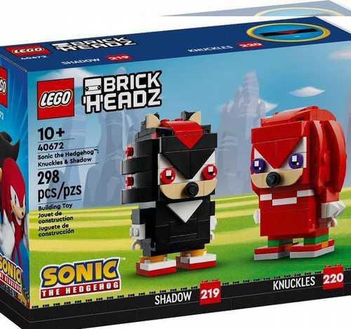 Lego Brickheadz 40672 Knuckles & Shadow