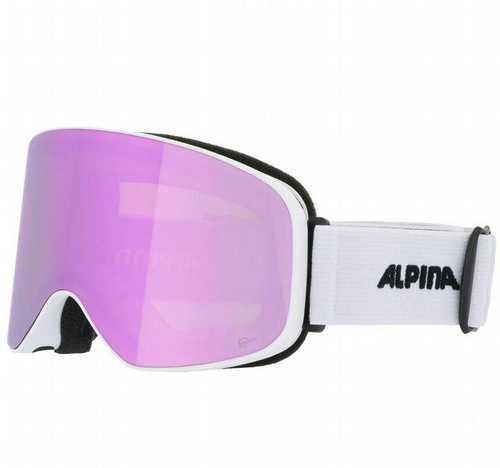 Горнолыжная маска Alpina Slope Q-Lite White Matt/Q-Lite Rose S2