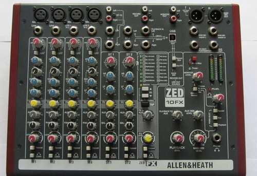 Микшерный пульт Allen Heath ZED 10 FX