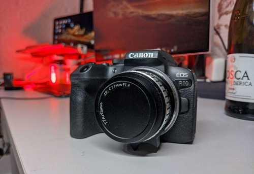 Фотоаппарат Canon eos r10+ объектив+ карта памяти